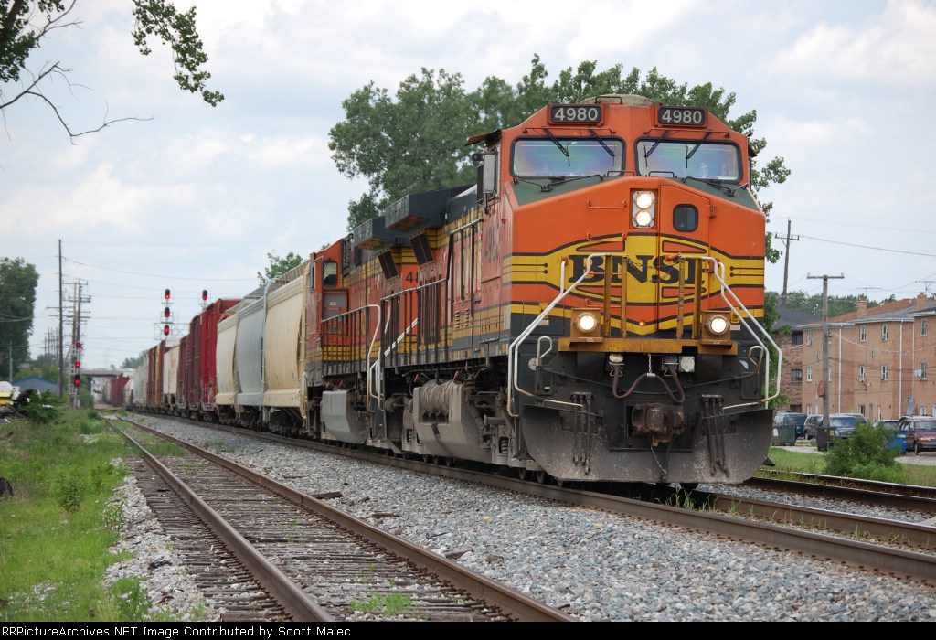 BNSF 4980 & 4803